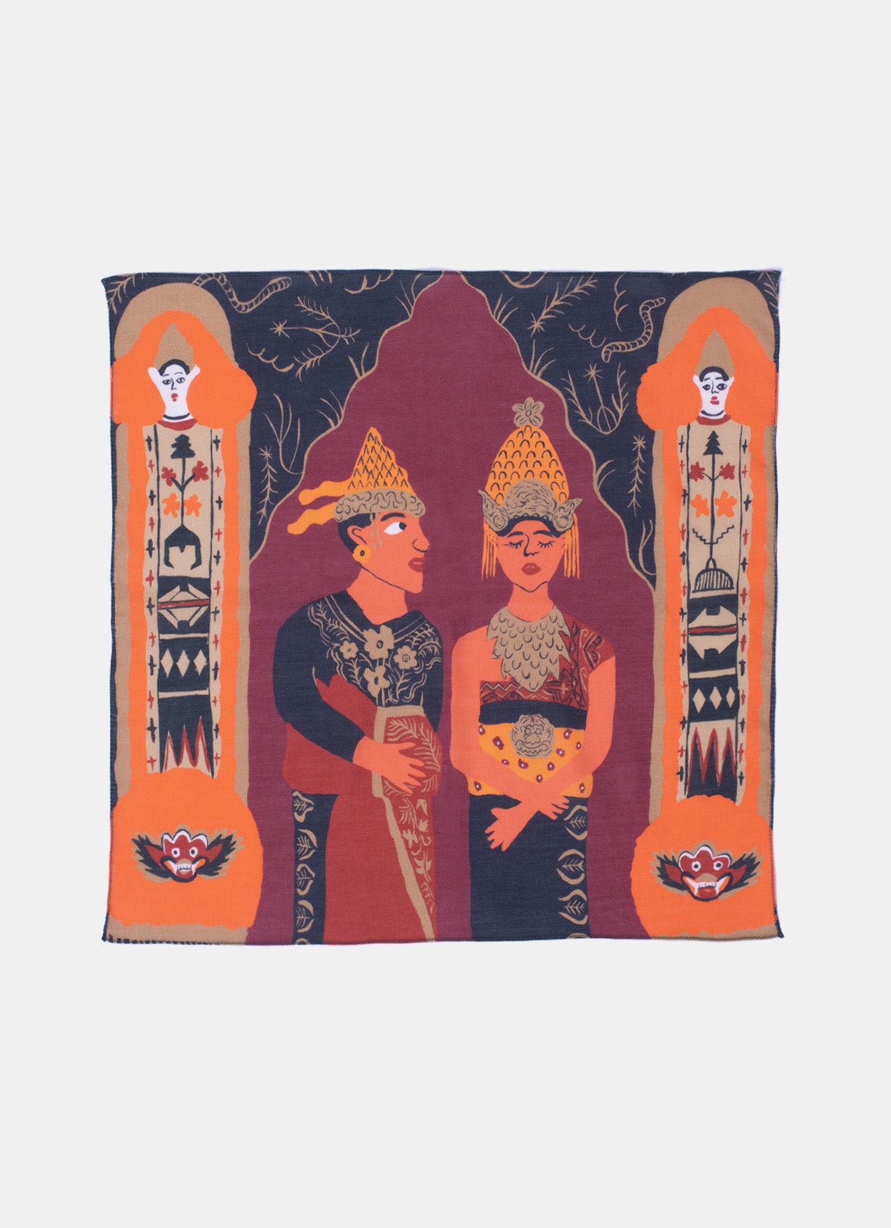 Kano Square Kerchief - Medium – Pithecanthropus Bali