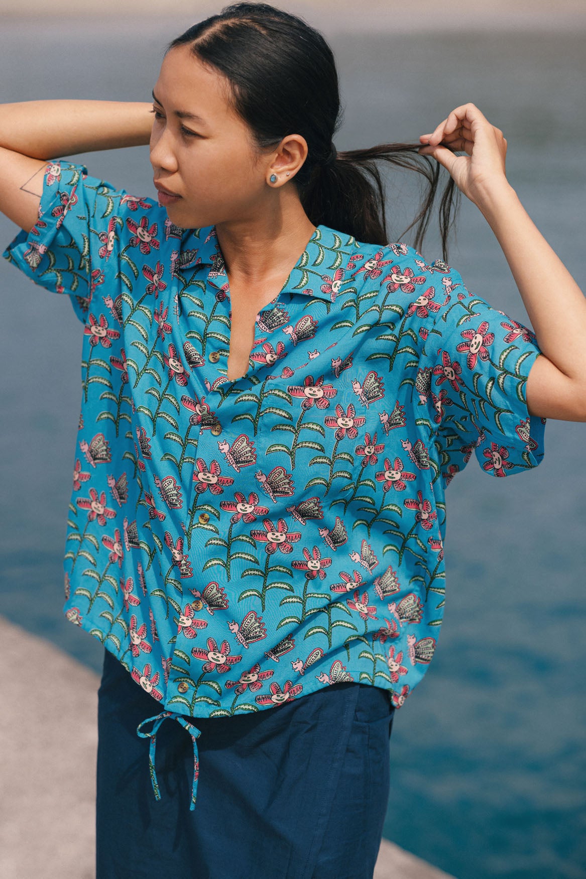 Drawstring Shirt – Pithecanthropus Bali