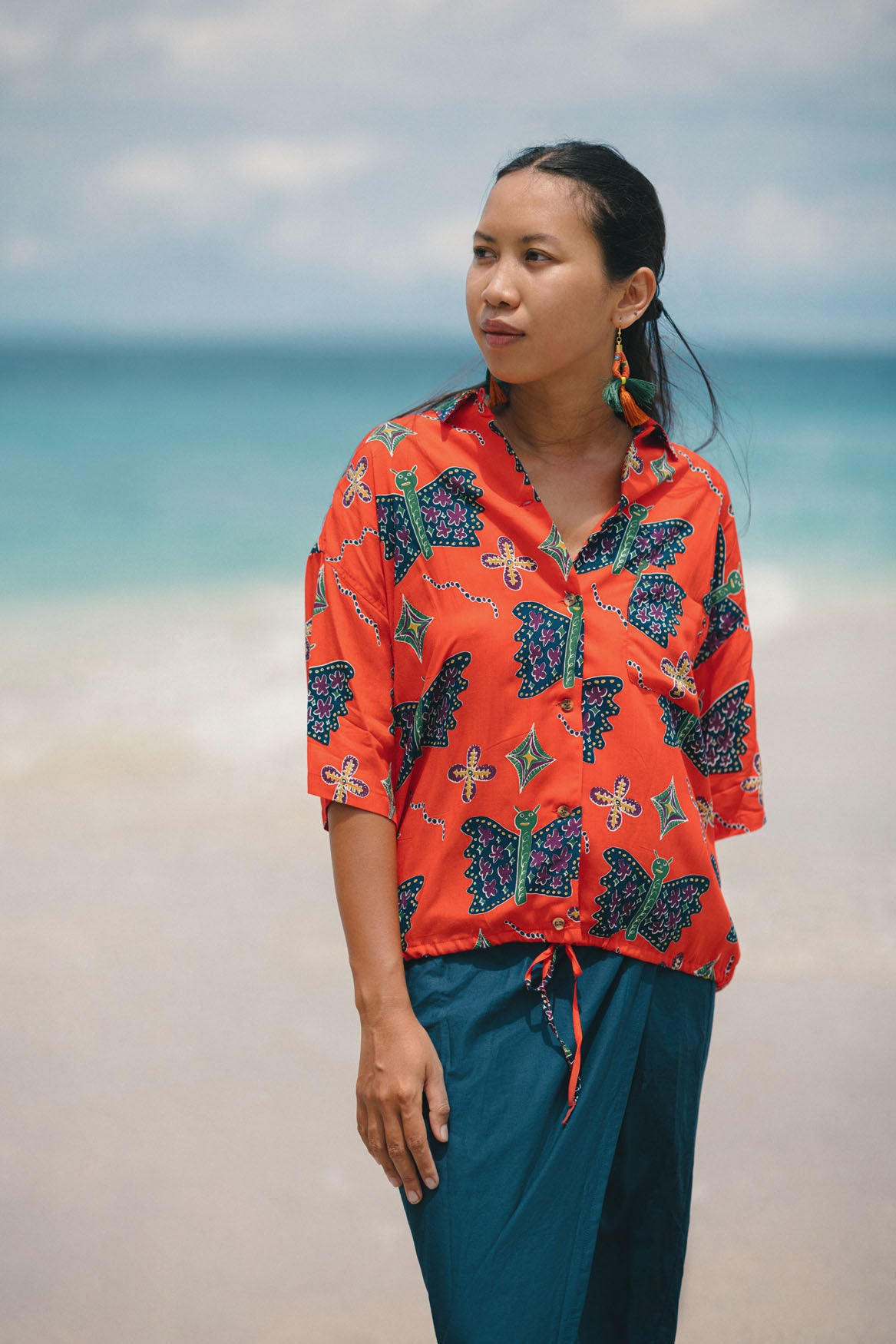 Drawstring Shirt – Pithecanthropus Bali