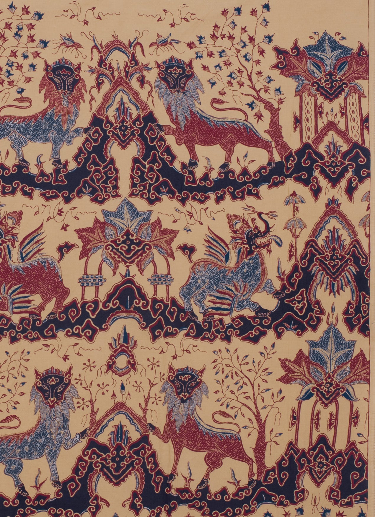 Singa Wadasan - Kain Panjang Motif Batik Pithe – Pithecanthropus Bali
