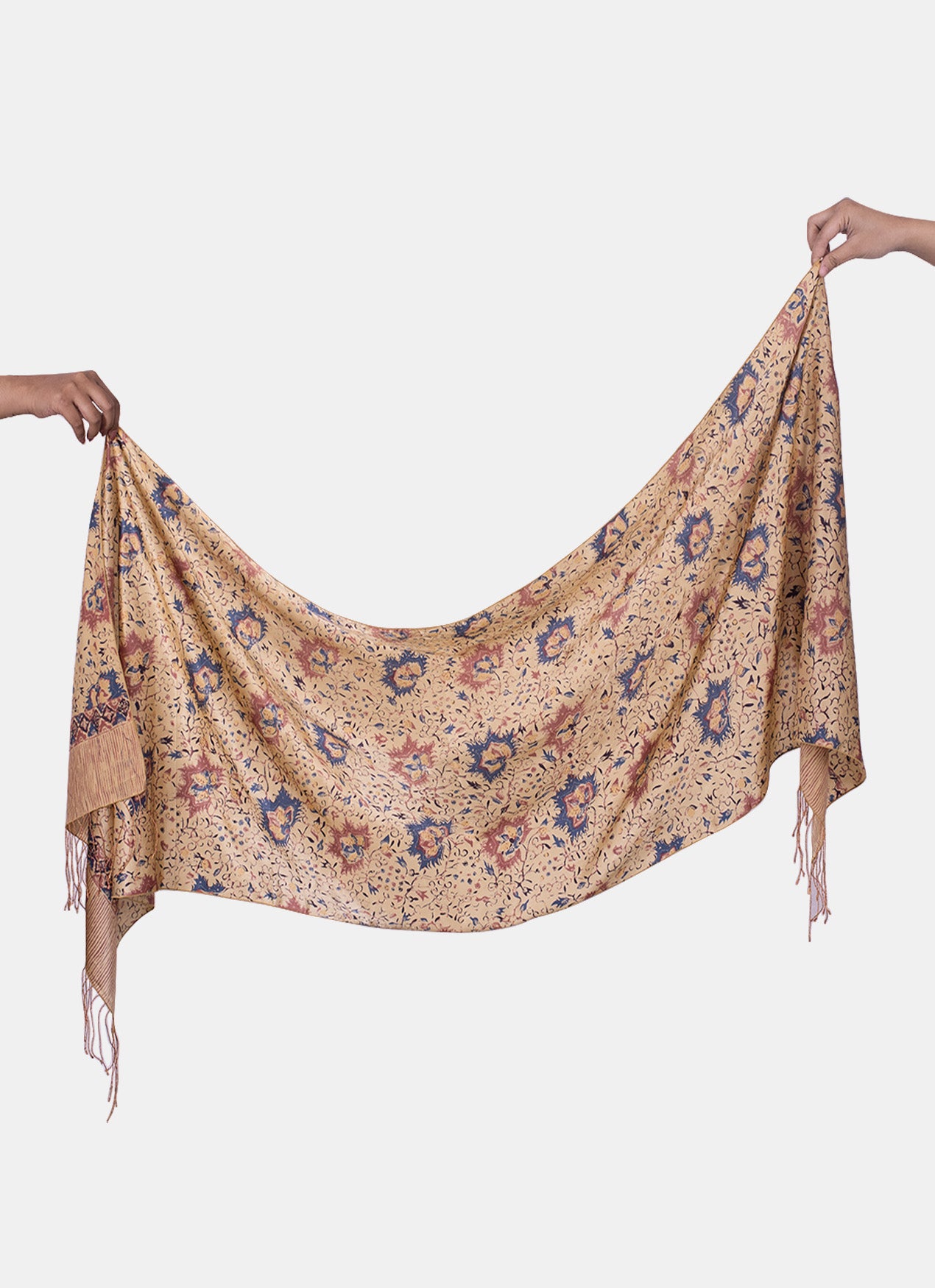 Medium Silk Scarf – Bang Biru Halus – Pithecanthropus Bali