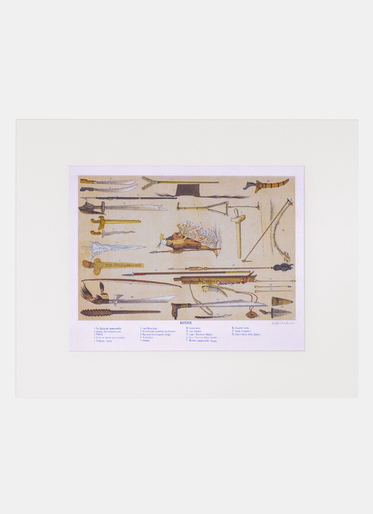 Repro Lithograph – Pithecanthropus Bali