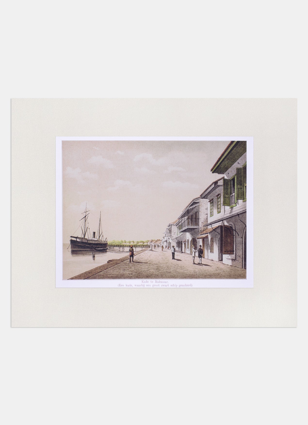 Repro Lithograph - Kade Te Makassar – Pithecanthropus Bali