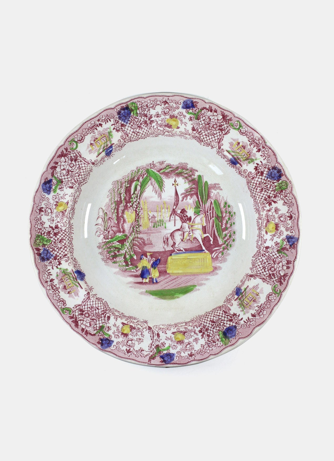 Dutch Ceramic Plate – Pithecanthropus Bali