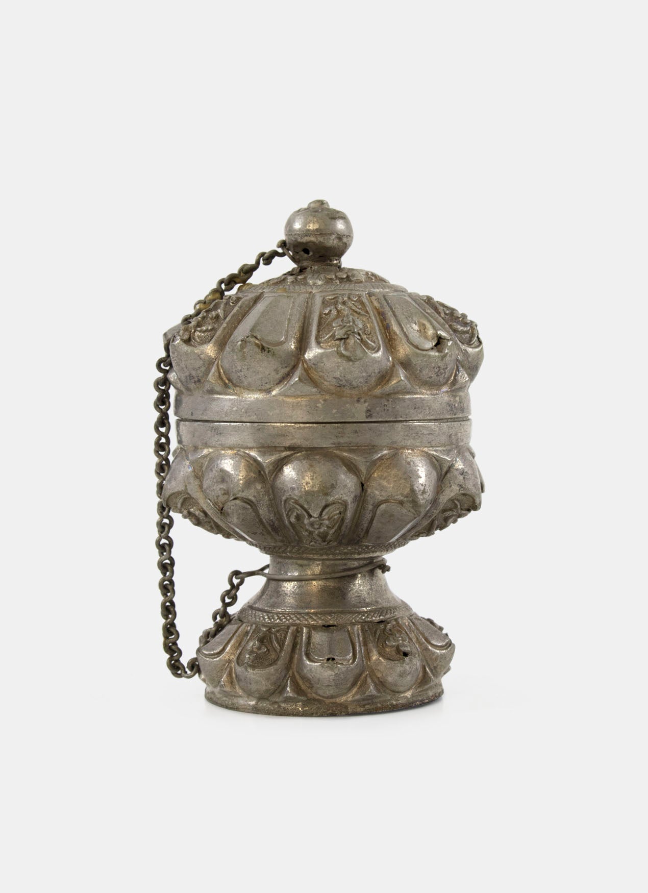 Silver Slaked Lime Container – Pithecanthropus Bali