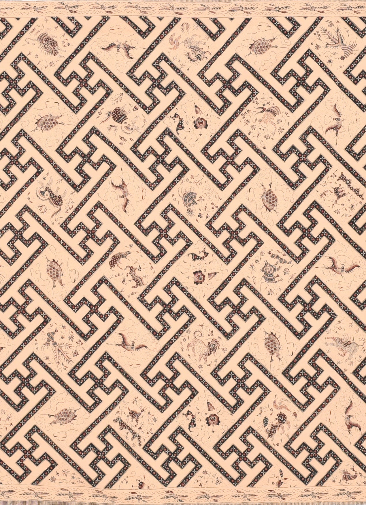 Cirebon Banji - Kain Panjang Motif Batik Pithe – Pithecanthropus Bali