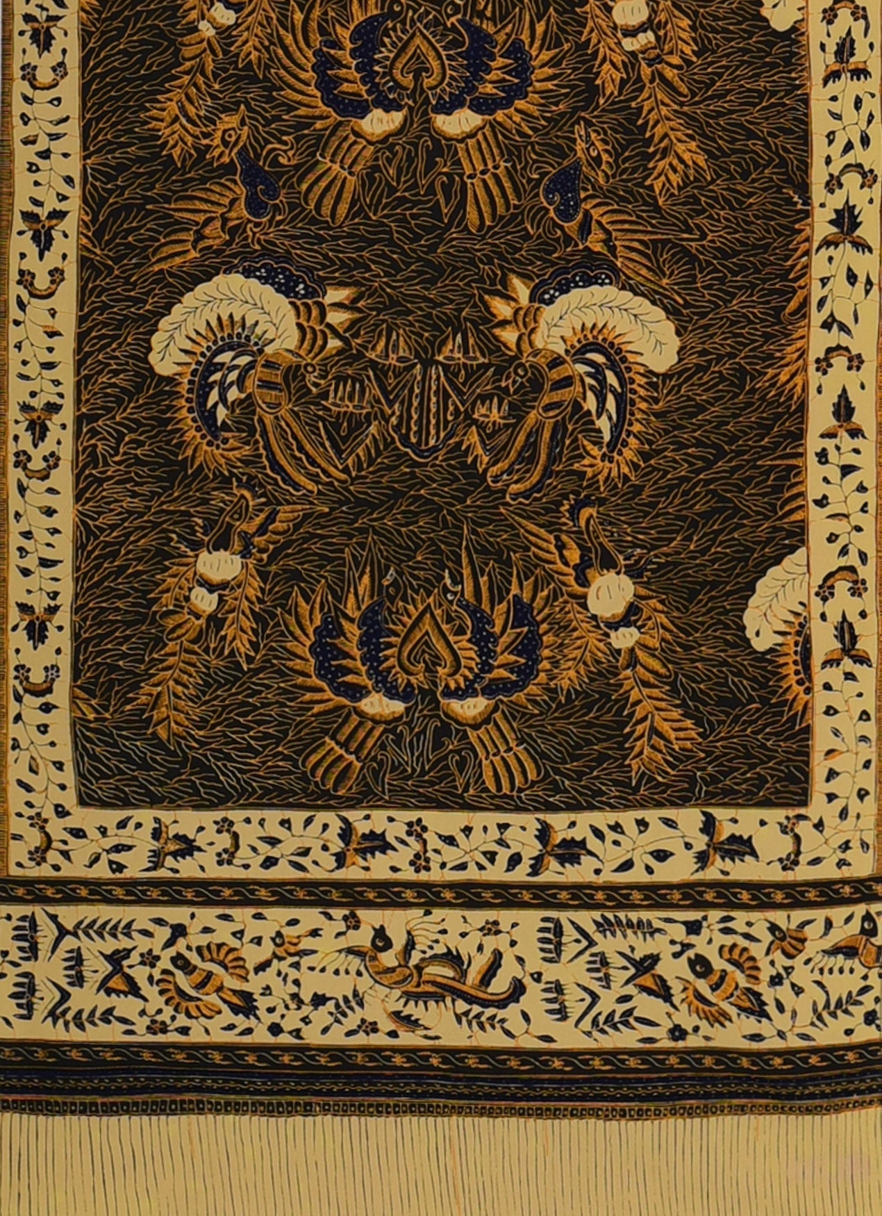 Garuda Hitam - Selendang Motif Batik Pithe – Pithecanthropus Bali
