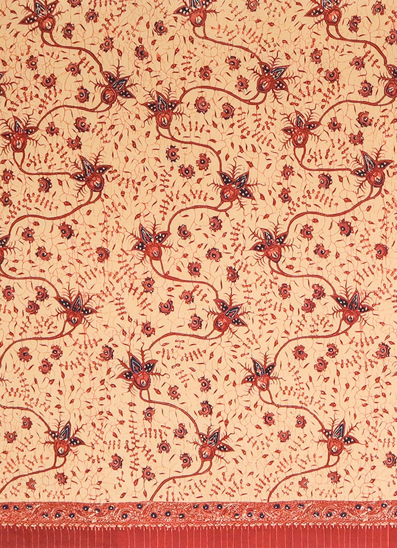 Printed Cotton Fabrics - Bunga Bakung – Pithecanthropus Bali