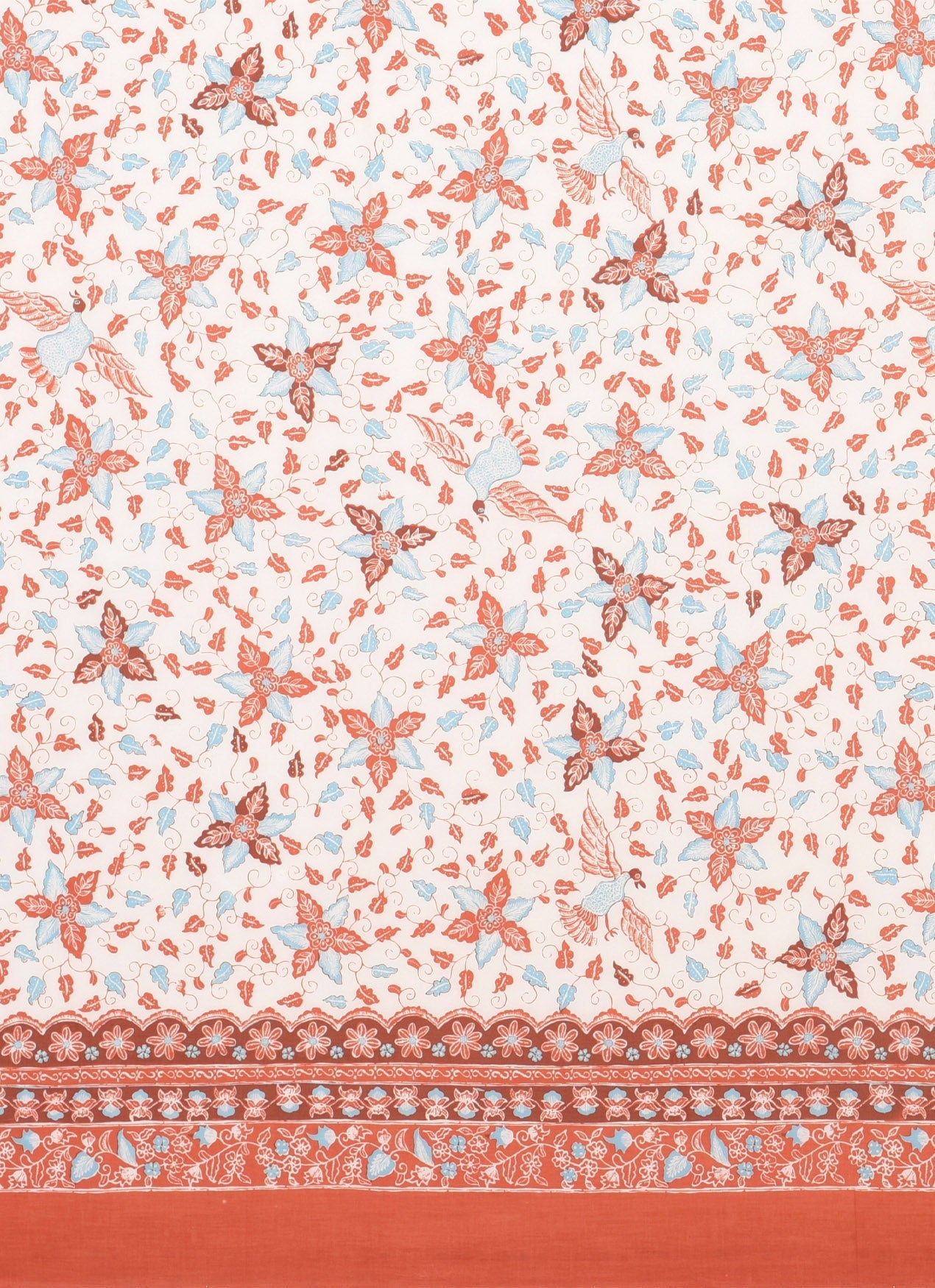 Batik Daun Merah Biru – Pithecanthropus Bali