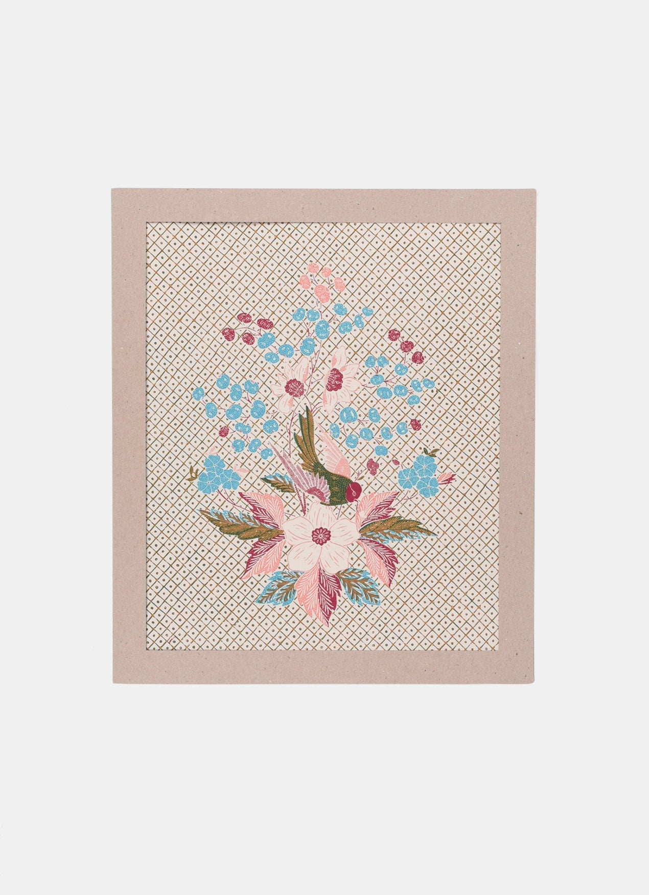 Batik Wall Decoration – Burung Kamboja Latar Sisik 02 – Pithecanthropus ...